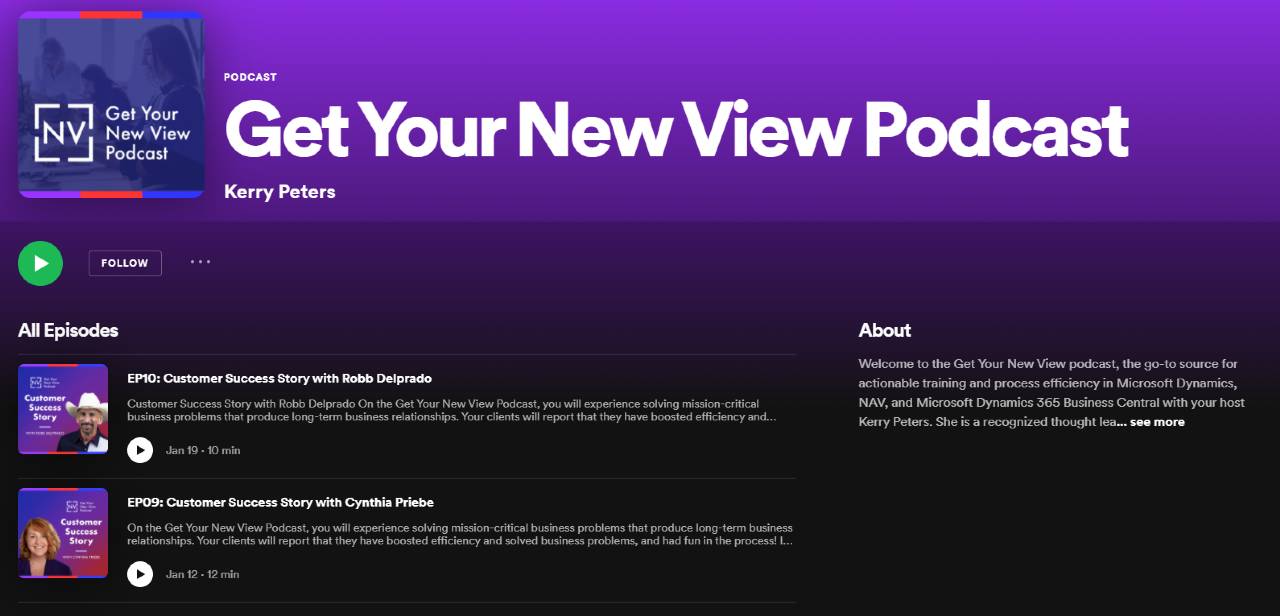 Get Your New View Podcast - Dynamics Communities
