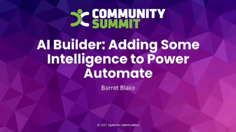 AI Builder: Adding Some Intelligence to Power Automate - Dynamics Communities