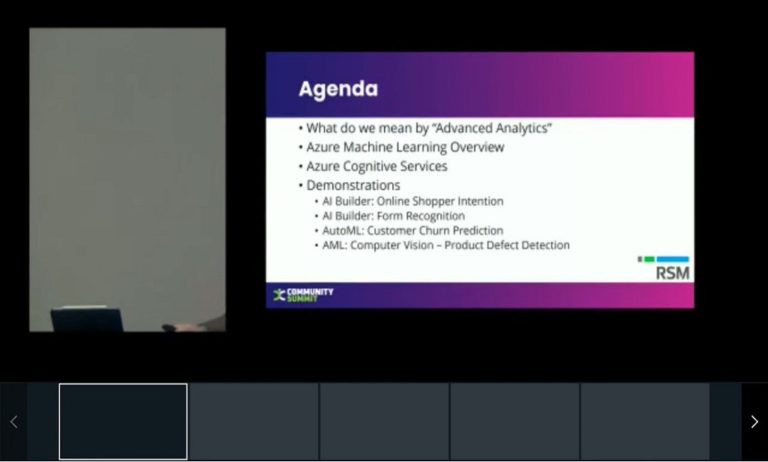 Advanced Analytics and Dynamics – Bridging the Gap - Dynamics Communities Advanced Analytics and Dynamics – Bridging the Gap - Dynamics Communities