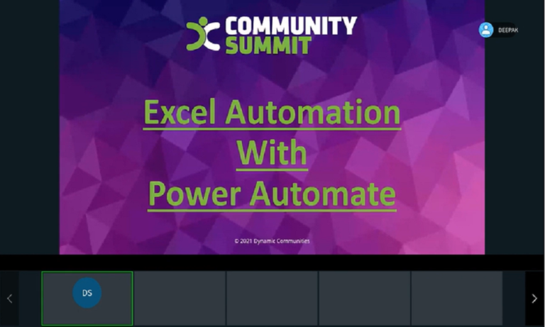 Excel Automation With Power Automate Dynamics Communities