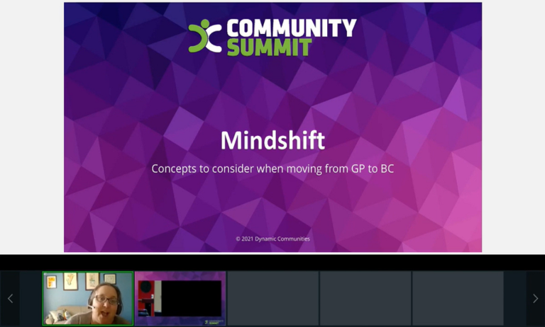 Mindshift: Concepts to Consider When Moving From GP to BC - Dynamics Communities