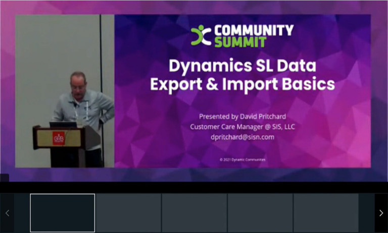 Dynamics SL Data Exporting and Importing Basics - Dynamics Communities
