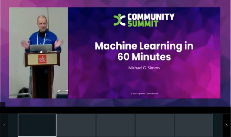 Machine Learning in Under 60 Minutes - Dynamics Communities