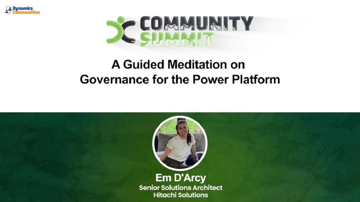 A Guided Meditation on Governance for the Power Platform - Dynamics ...