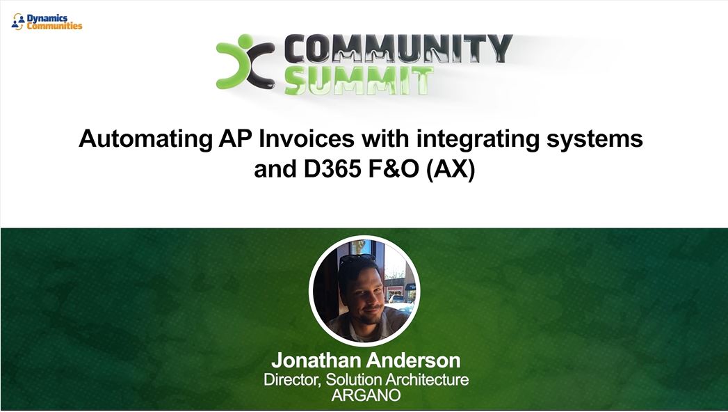 Automating AP Invoices with integrating systems and D365 F&O (AX ... Automating AP Invoices with integrating systems and D365 F&O (AX ...