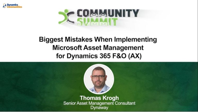 Biggest Mistakes When Implementing Microsoft Asset Management for Dynamics 365 F&O (AX ...