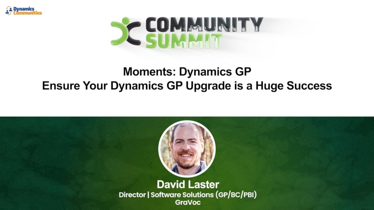 Important Considerations For Dynamics GP Updates