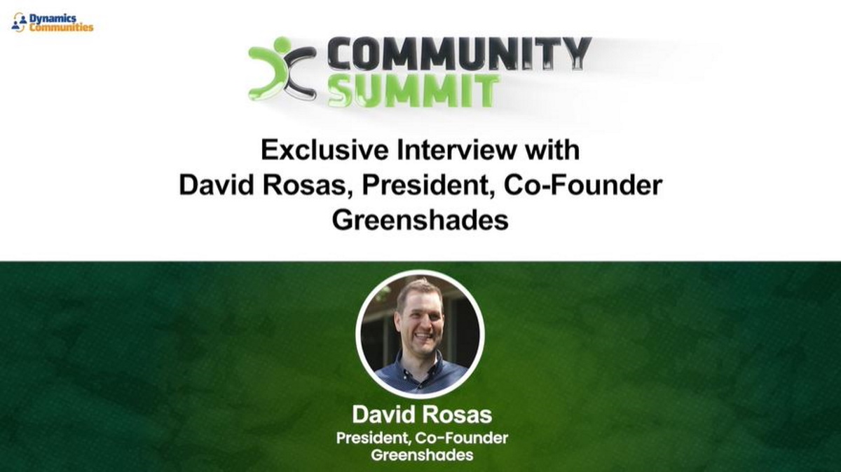 Exclusive Interview: David Rosas, President, Co-Founder, Greenshades ...