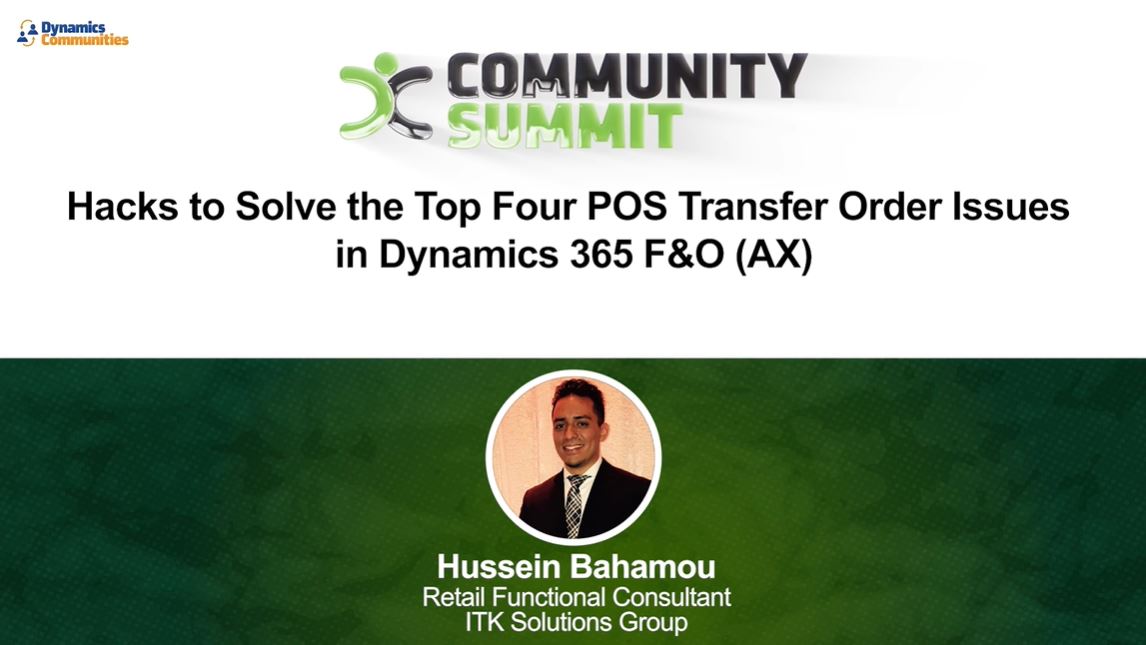 Hacks to Solve the Top Four POS Transfer Order Issues in Dynamics 365 F ...