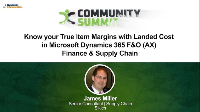 Know your True Item Margins with Landed Cost in Microsoft Dynamics 365 ...