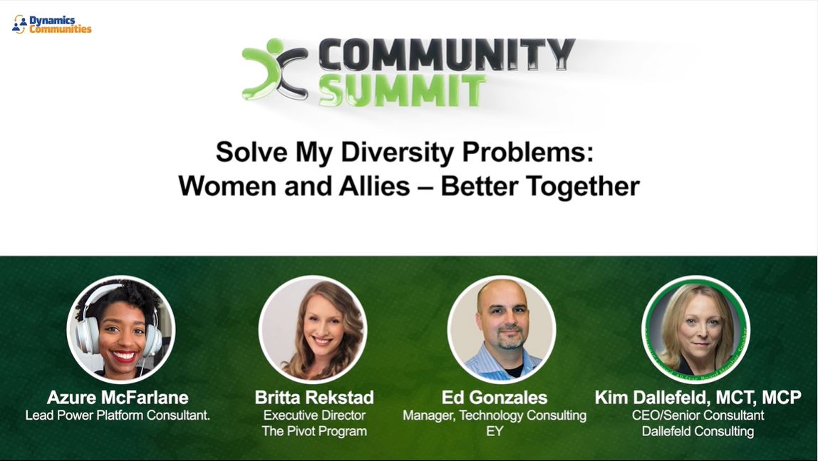 Solve My Diversity Problems: Women and Allies – Better Together ...