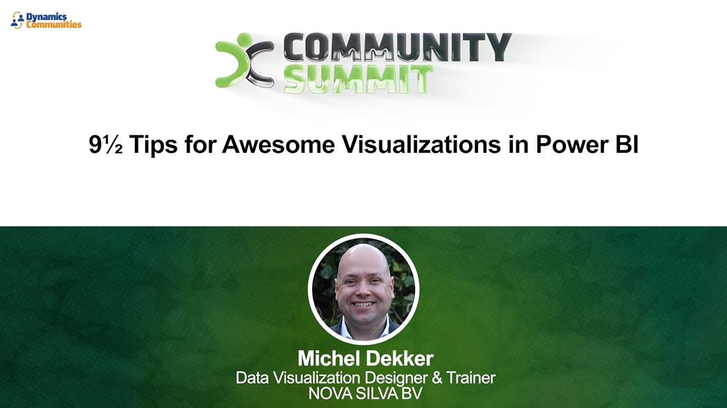 9½ Tips For Awesome Visualizations In Power Bi Dynamics Communities