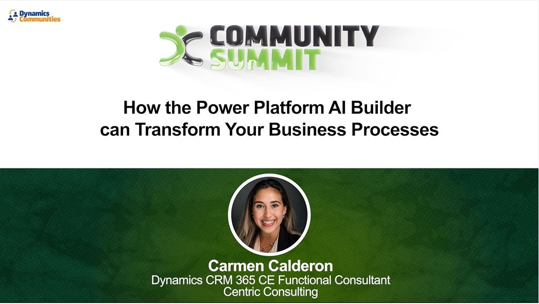 How The Power Platform Ai Builder Can Transform Your Business Processes Dynamics Communities