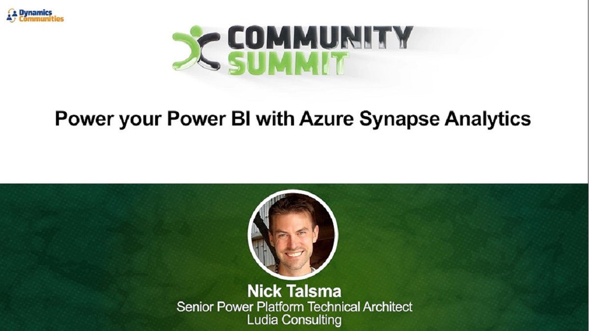 Power Your Power Bi With Azure Synapse Analytics Dynamics Communities