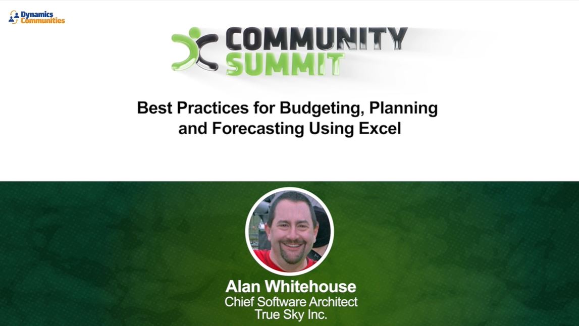 Best Practices for Budgeting, Planning and Forecasting Using Excel ...