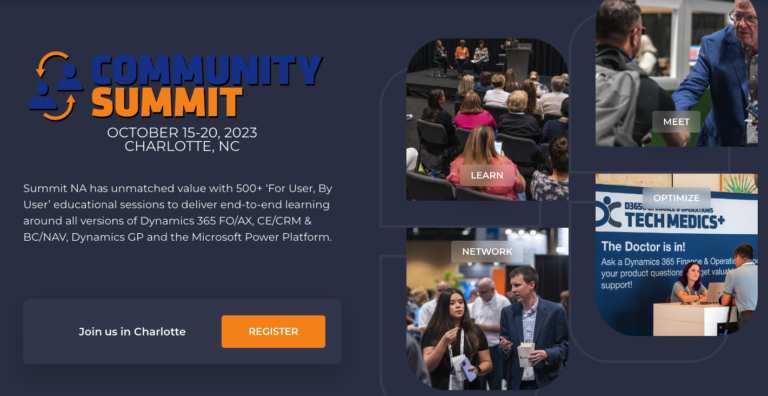 Call for Proposals Now Open for Community Summit 2023 - Dynamics Communities