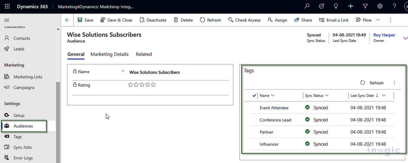 Connect Mailchimp And Microsoft Dynamics 365 Crm Improve Team Collaboration For A Better