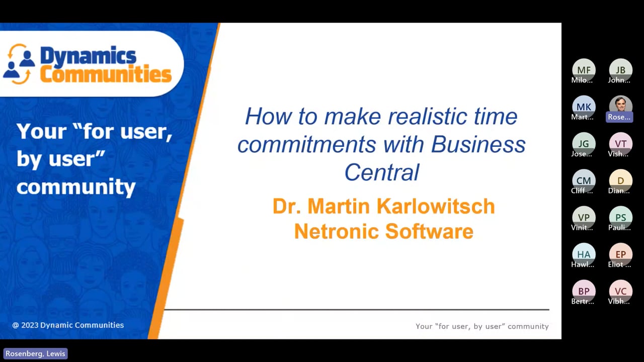 How to Make Realistic Delivery Time Commitments with Business Central