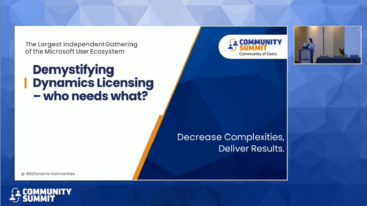 Demystifying Dynamics Licensing - who needs what? - Dynamics Communities Demystifying Dynamics Licensing - who needs what? - Dynamics Communities