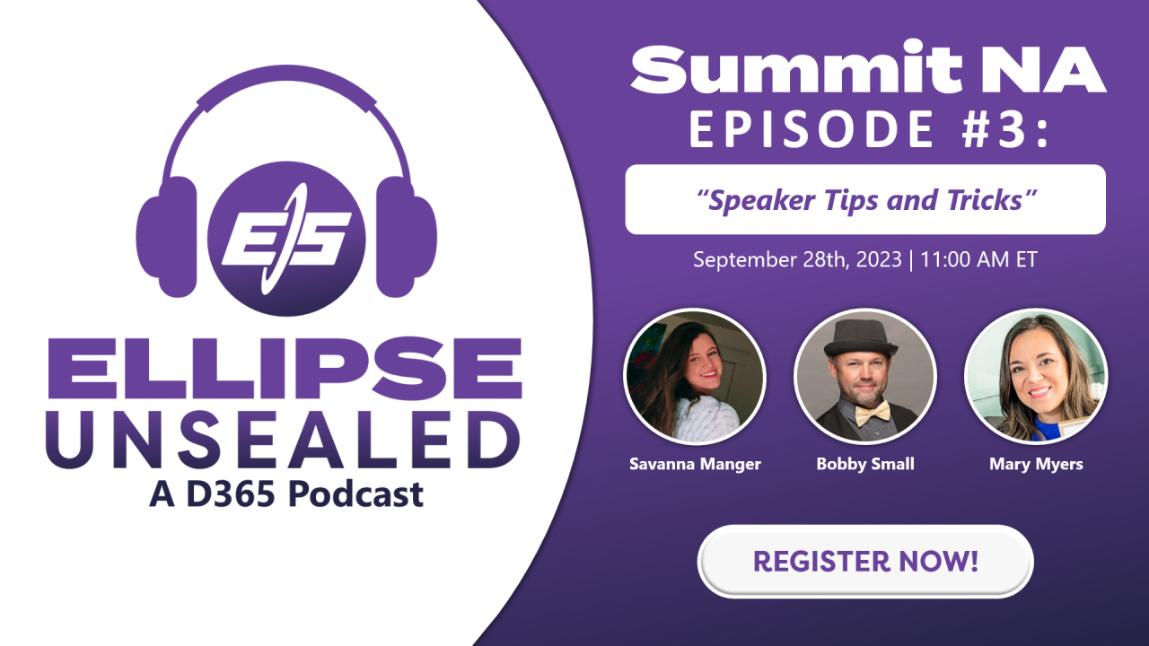 SUMMIT NA Episode #3: Speaker tips and Tricks - Dynamics Communities