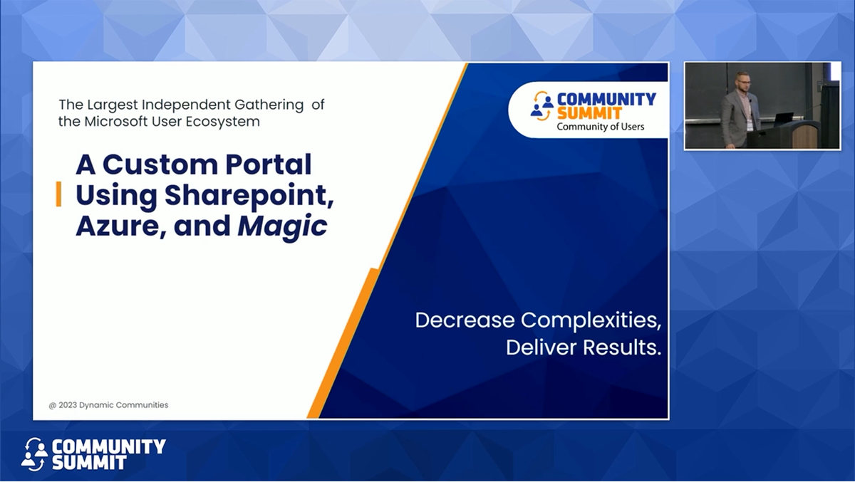 A Custom Portal Using Sharepoint, Azure, and Magic - Dynamics Communities