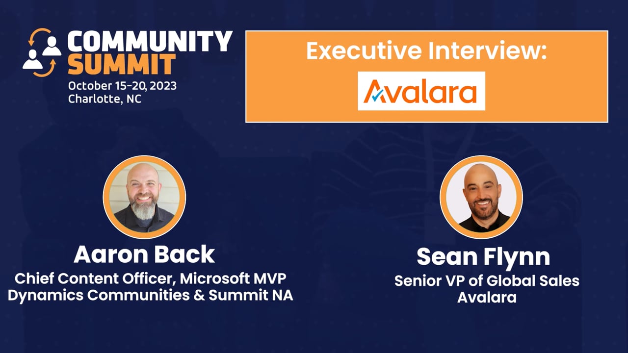 Community Summit 2023: Executive Interview with Avalara