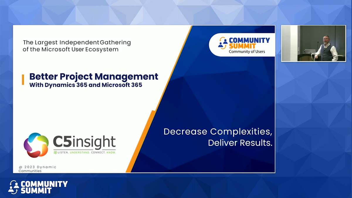 Better Project Management with Dynamics 365 and Microsoft 365 - Dynamics Communities