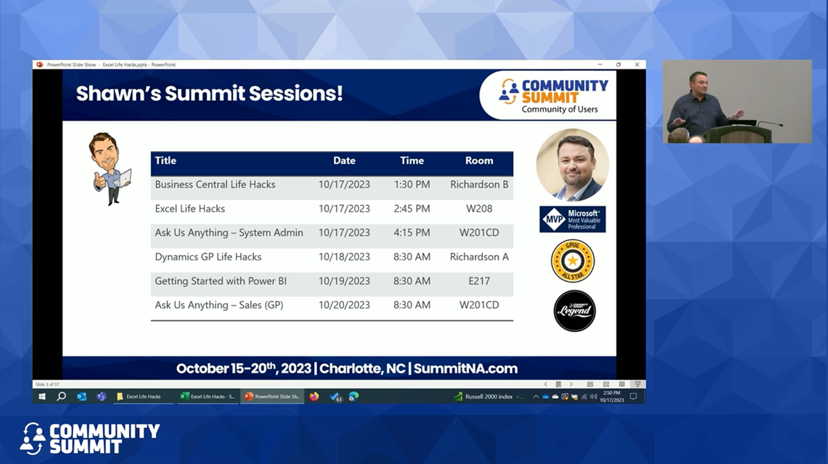 Excel Life Hacks - Tips and Tricks for End Users! - Dynamics Communities
