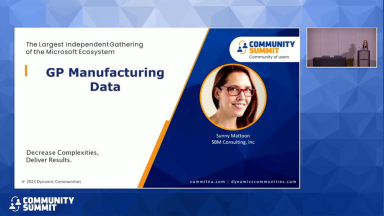 GP Manufacturing – when migrating or reporting, what are the tables and ...