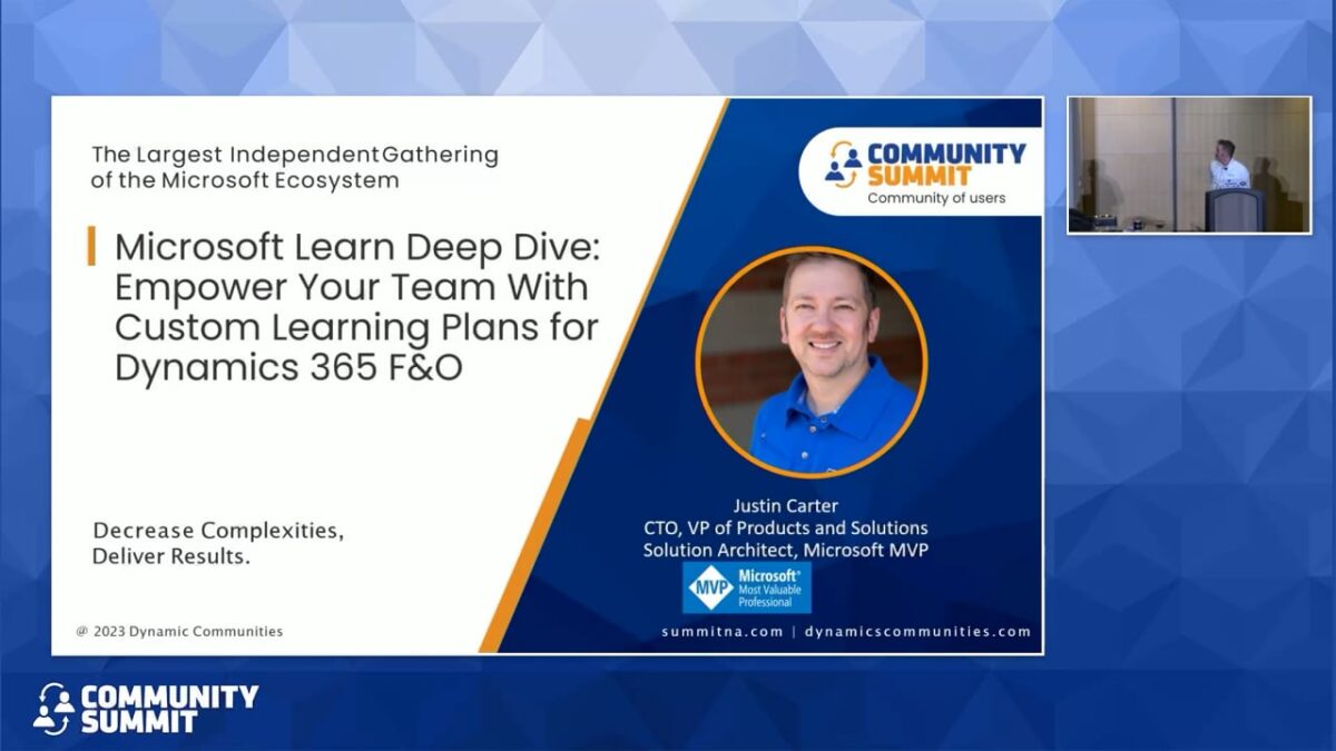 Microsoft Learn Deep Dive: Empower Your Team With Custom Learning Plans for Dynamics 365 F&O ...