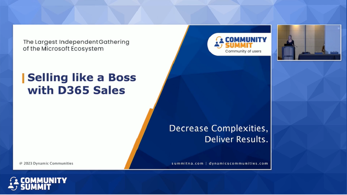 Selling like a Boss with Dynamics 365 Sales - Dynamics Communities