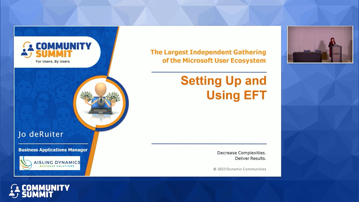 Setting Up And Using Eftach In Dynamics Gp Dynamics Communities