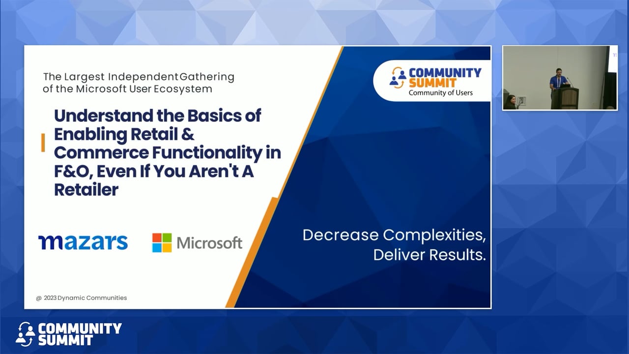 Understand The Basics Of Enabling Retail And Commerce Functionality In F