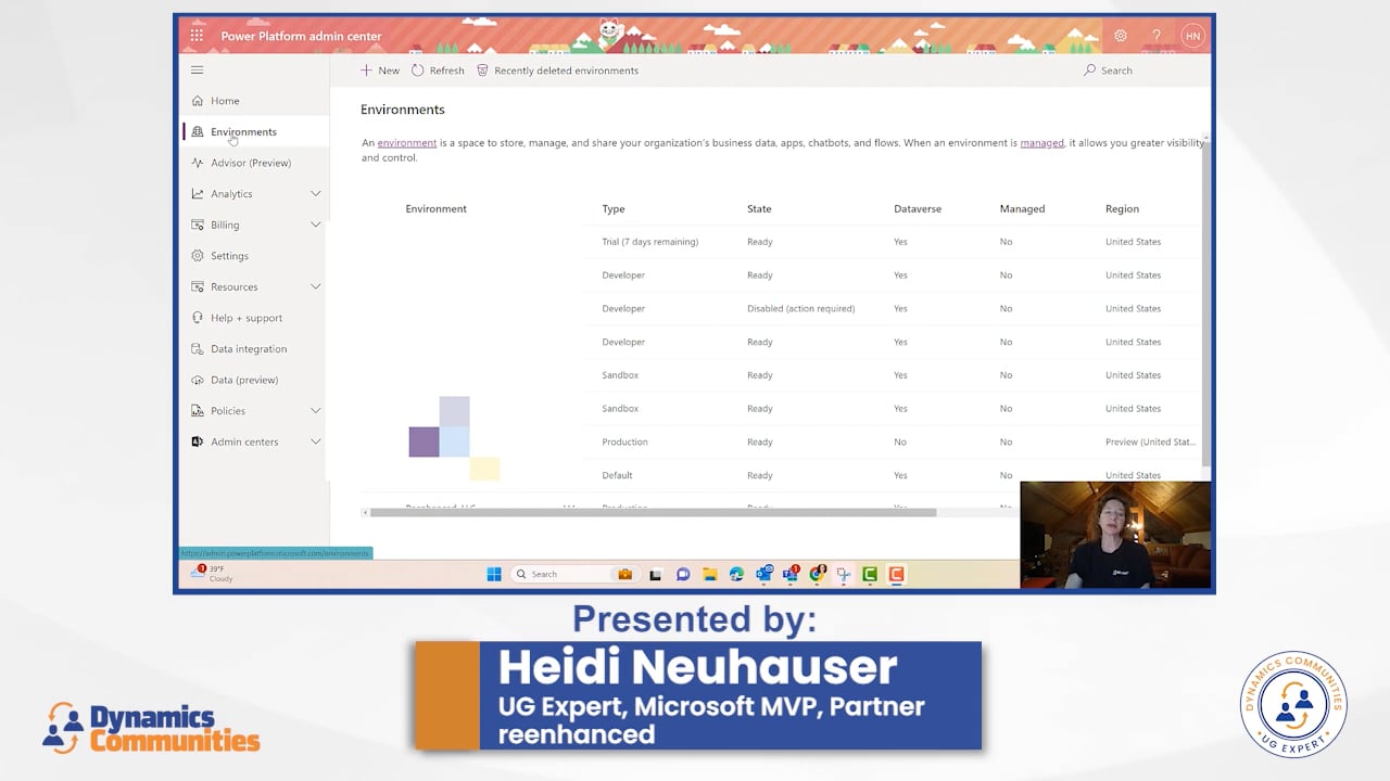 Feature Review Power Platform Admin Center