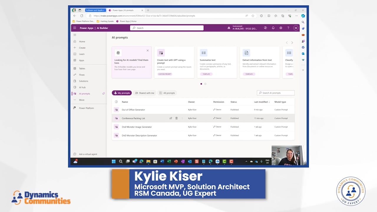 AI Builder Prompts: Using Prompts in Power Apps