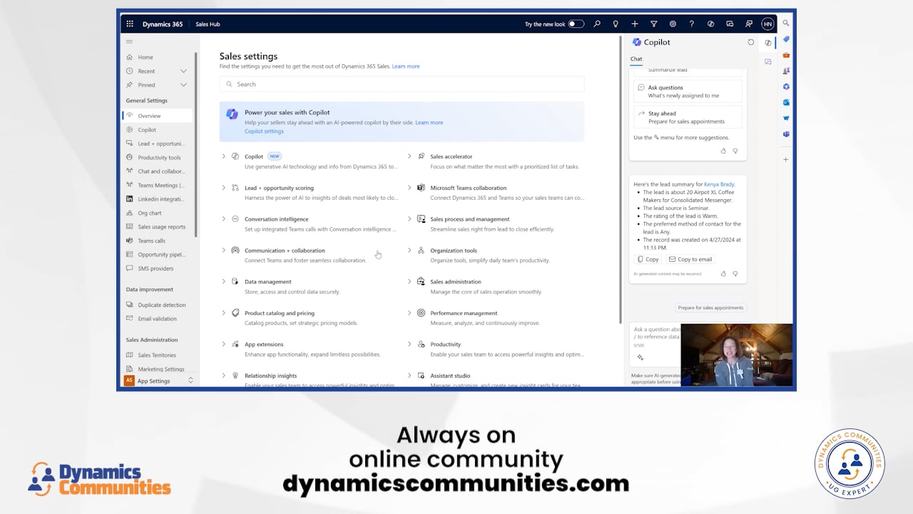 How to Configure Dynamics 365 Sales App Settings How to Configure Dynamics 365 Sales App Settings