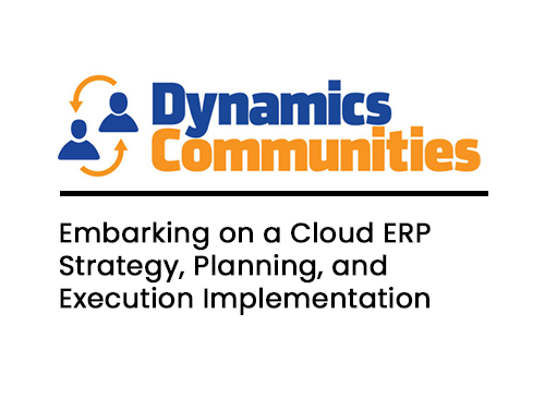 Microsoft Cloud ERP Strategy & Execution Course - Dynamics Communities