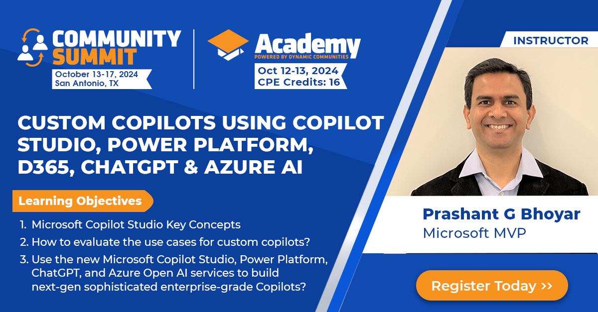 Academy Preview: Custom Copilots using Copilot Studio, Power Platform ... Academy Preview: Custom Copilots using Copilot Studio, Power Platform ...