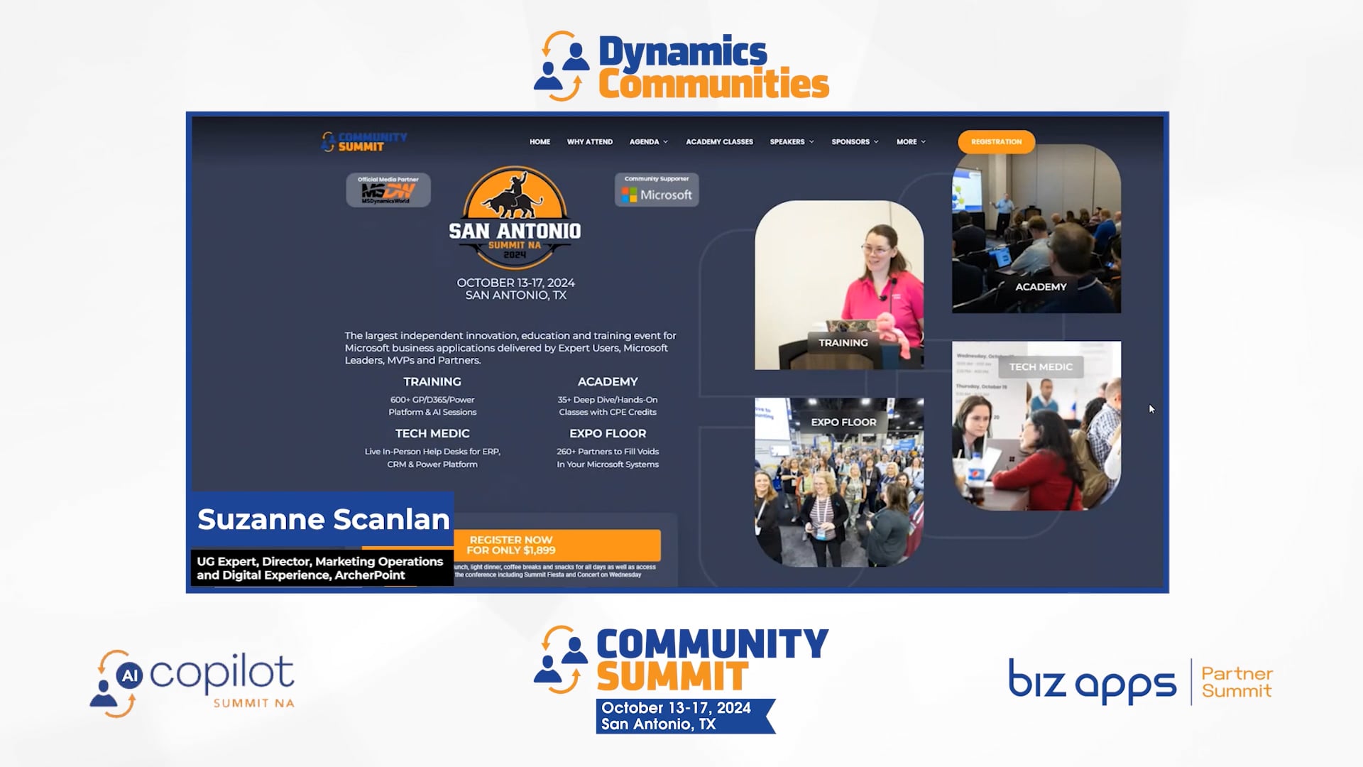 Navigating the Summit NA Website, Adding Sessions to Planner