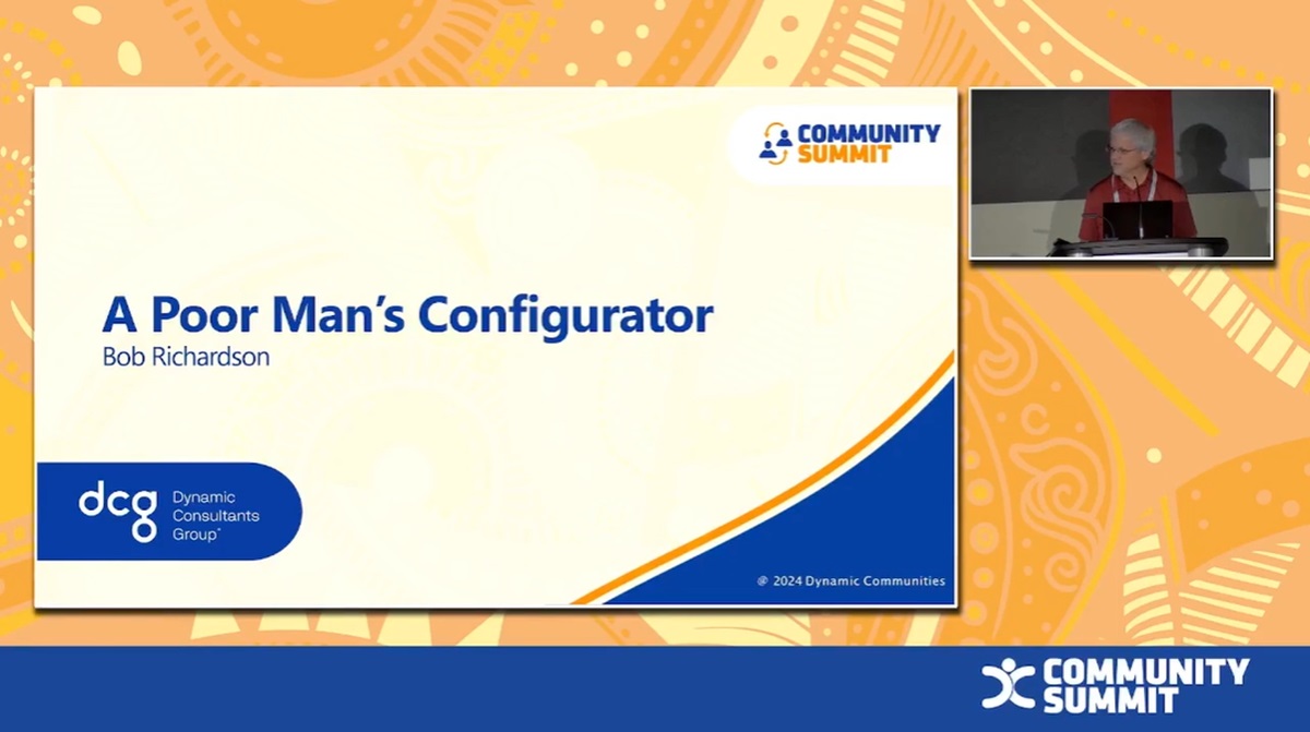 A Poor Man's Configurator - Dynamics Communities