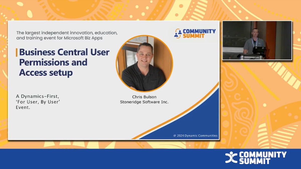 Business Central User Permissions and Access setup - Dynamics Communities