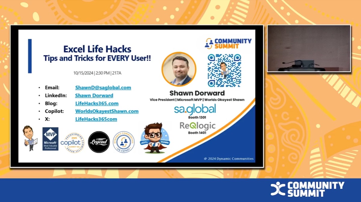 Excel Life Hacks - Tips and Tricks for EVERY User!! 2024 Edition! - Dynamics Communities