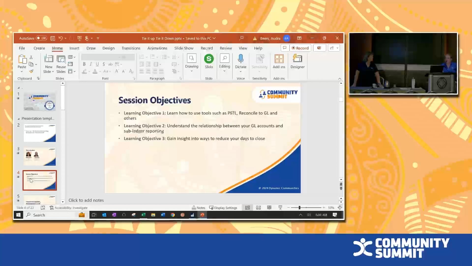 Tie It Up - Tie It Down, Reconciling Strategies for Dynamics GP - Dynamics Communities