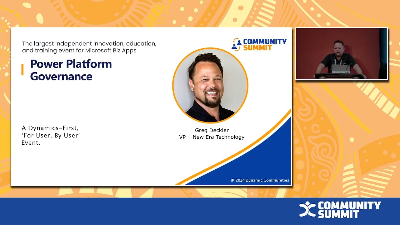 Governing Power Platform - Dynamics Communities
