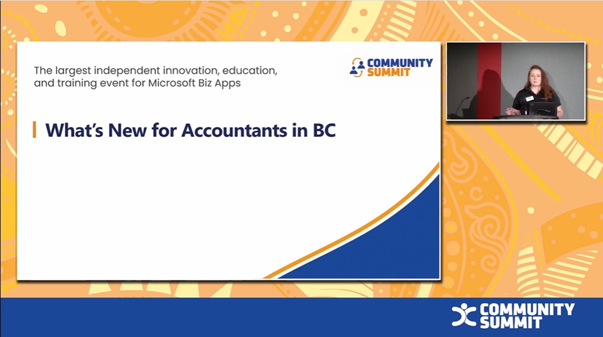 What’s New for Accountants in BC - Dynamics Communities