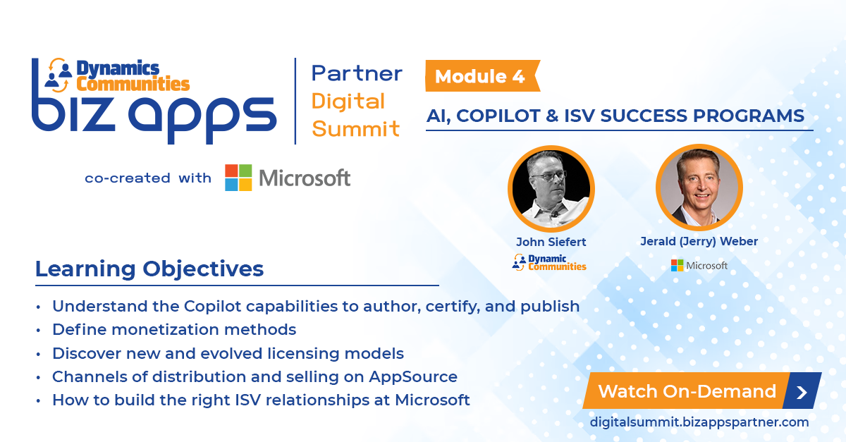 Biz Apps Partner Digital Summit: Scaling Business with AI, Copilot ... Biz Apps Partner Digital Summit: Scaling Business with AI, Copilot ...