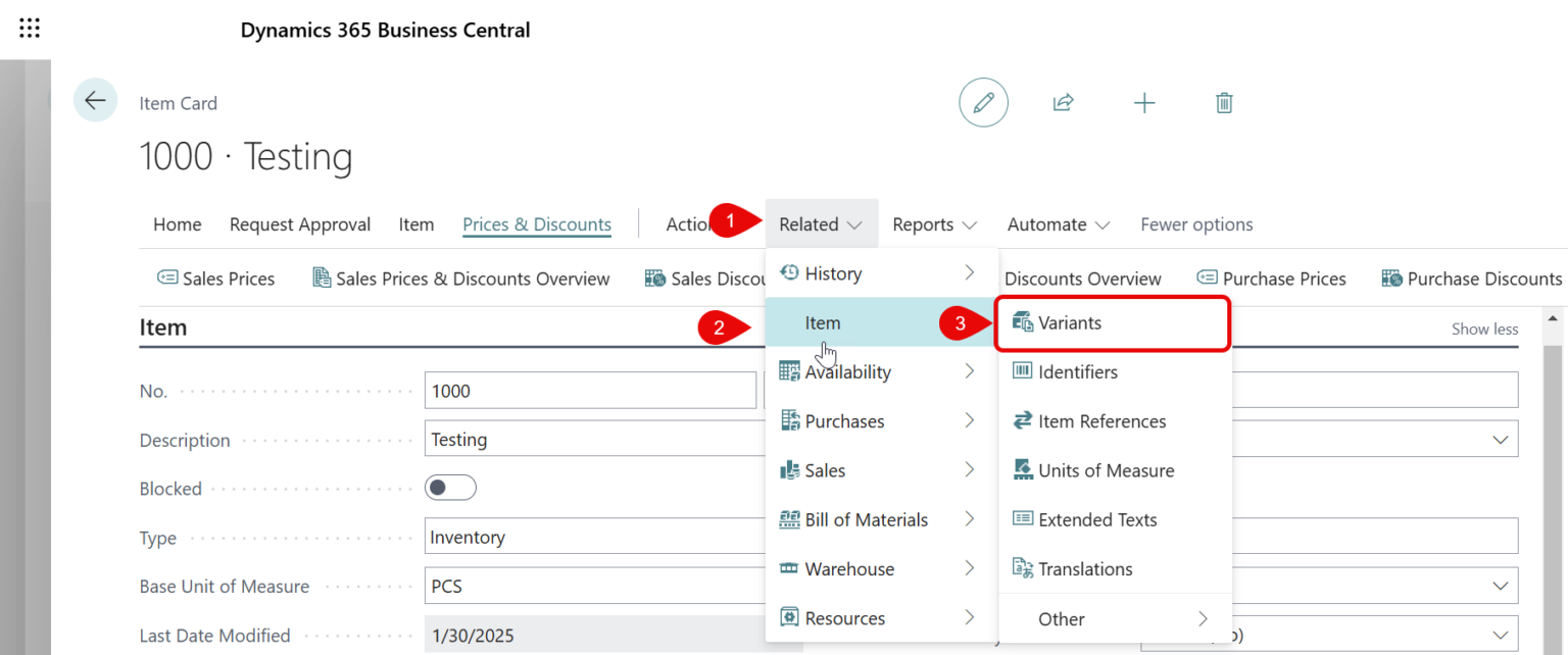 How to Use SKUs to Assign Different BOMs to the Same Item in Business ...