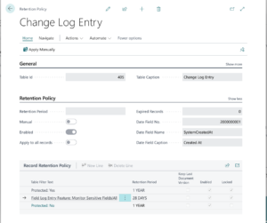 Monitoring Field Changes in Microsoft Dynamics 365 Business Central
