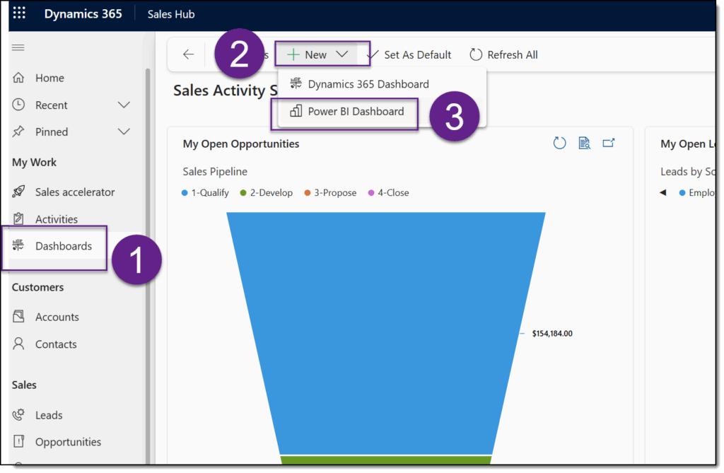 How to Embed Power BI Dashboard in Dynamics 365 Customer Engagement