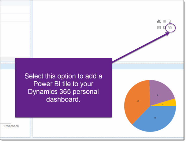 Add Power BI Visuals to Dynamics 365 CE Dashboard